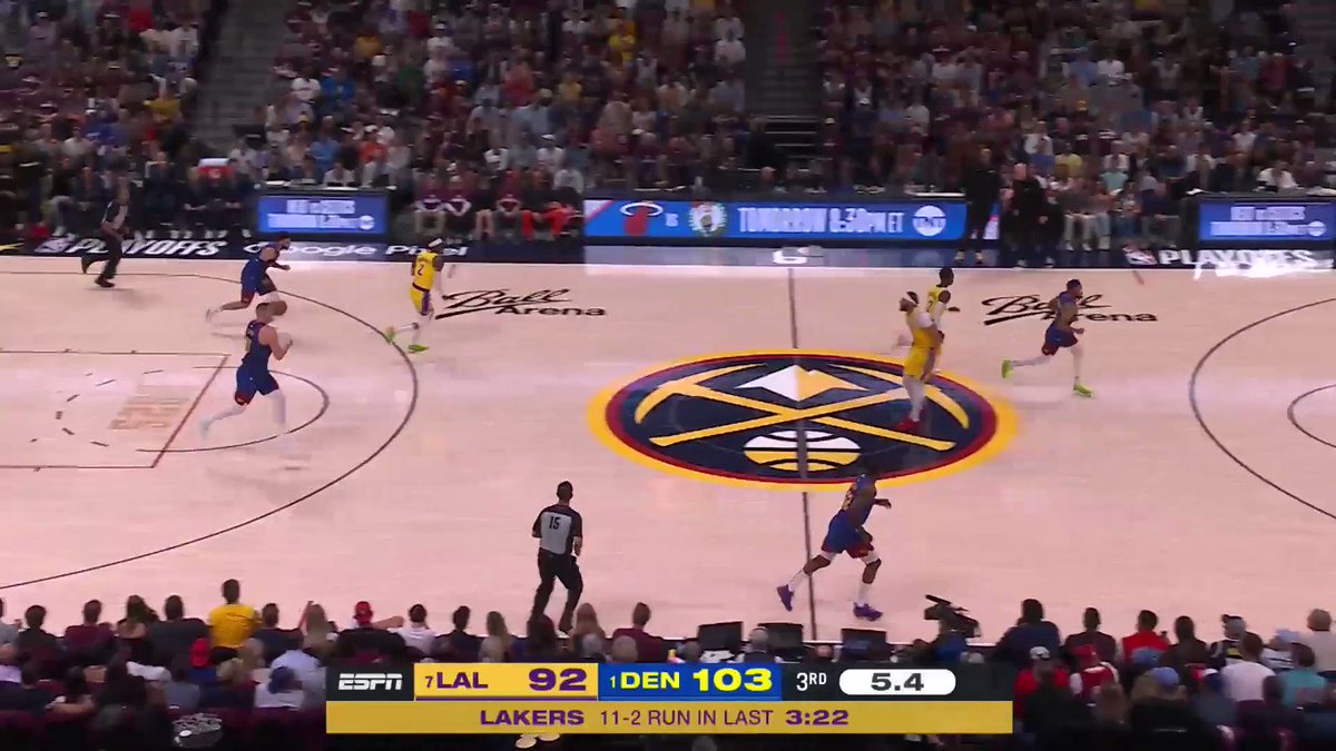 NBA on Twitter: "Jokic buzzer-beater stepback three 🤯"