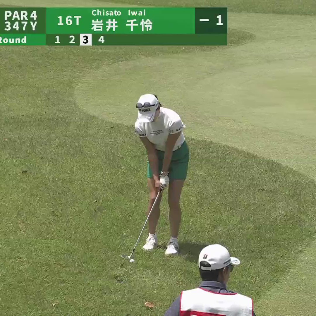 日本女子プロゴルフ協会(JLPGA) on Twitter: "#ブリヂストンレディス 🏆｜#Round1 #岩井千怜 が7番でチップインバーディー💫 ラフから距離感バッチリのアプローチを見せ ...