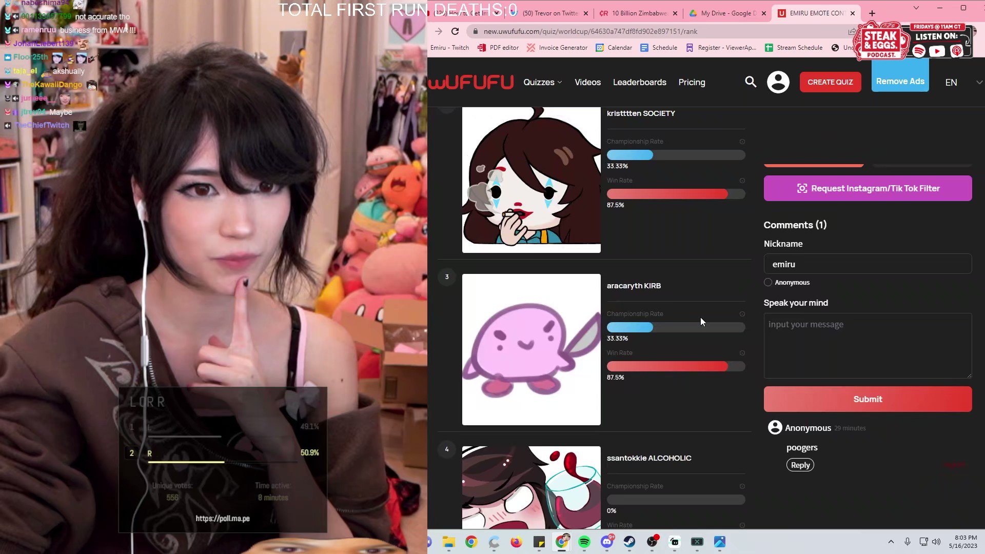 Save Emiru - Links in Bio on Twitter: "Emiru has replaced the 5/16 vod with an edited version ...