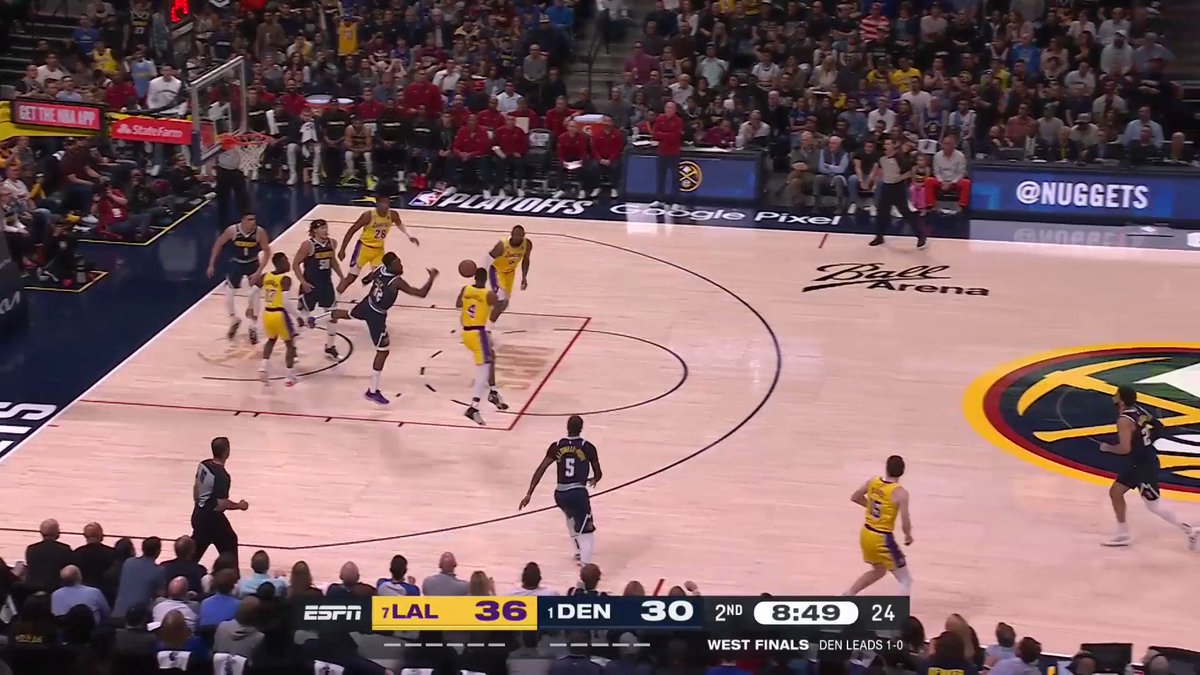 NBA on Twitter: "Rui Hachimura reverse 🔥 He's 6/6 with 13 points, Lakers lead in Q2! They look ...
