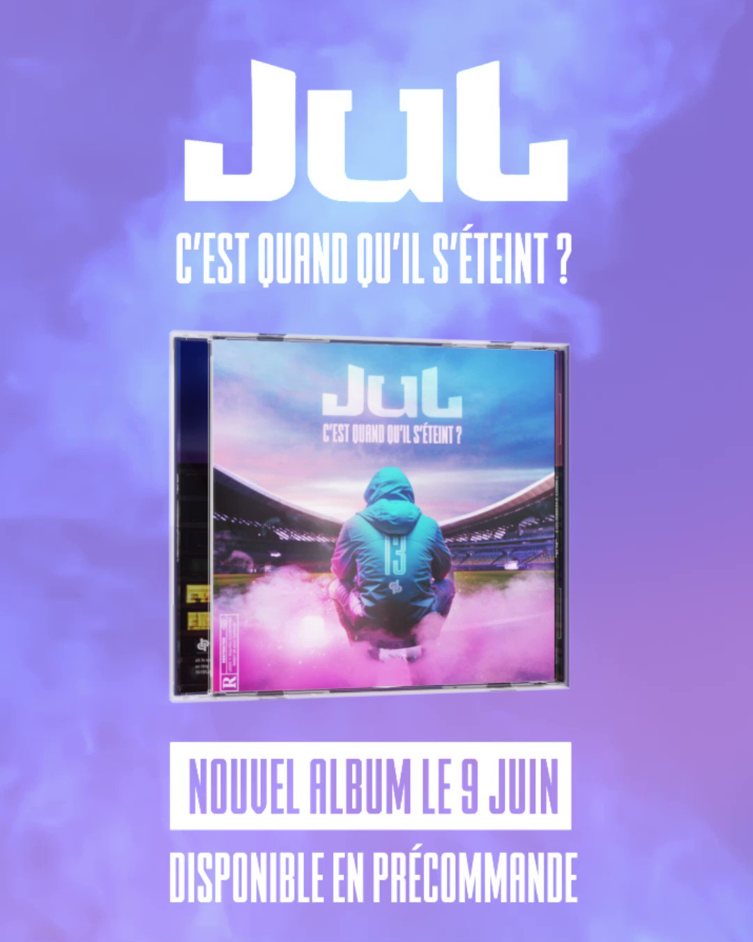 Jul on Twitter: "C’est quand qu’il s’éteint? Nouvel album le 9 juin et dispo mtn en précommande ...