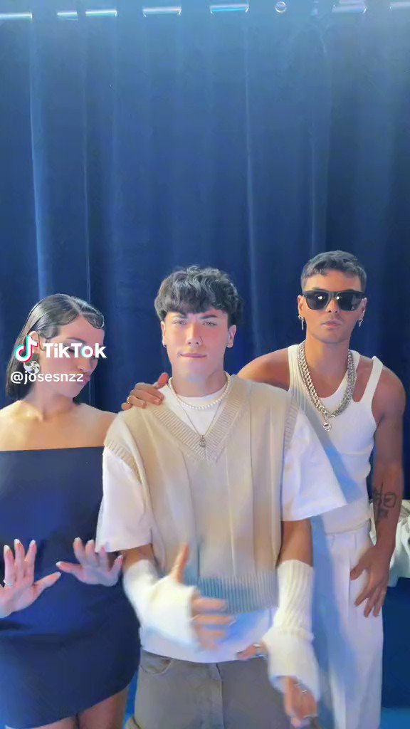 Chanel Terrero Spain on Twitter: "Chanel y Abraham Mateo con el tik toker Jose Sanz haciendo el ...