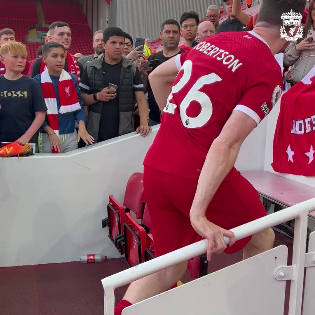 Liverpool FC on Twitter: "Love this, @andrewrobertso5 😁"