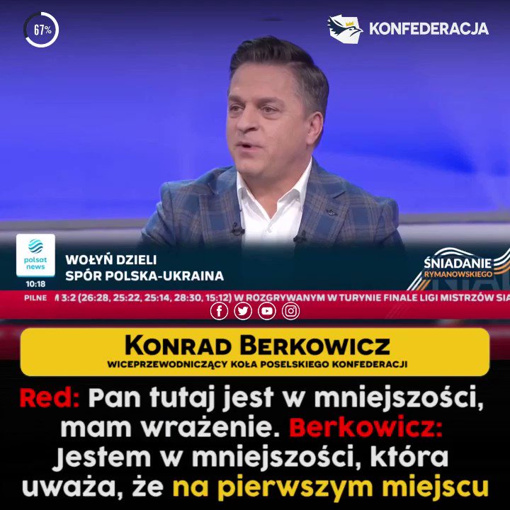 Konfederacja on Twitter: "RT @KonradBerkowicz: Jestem w mniejszości, która uważa, że na ...