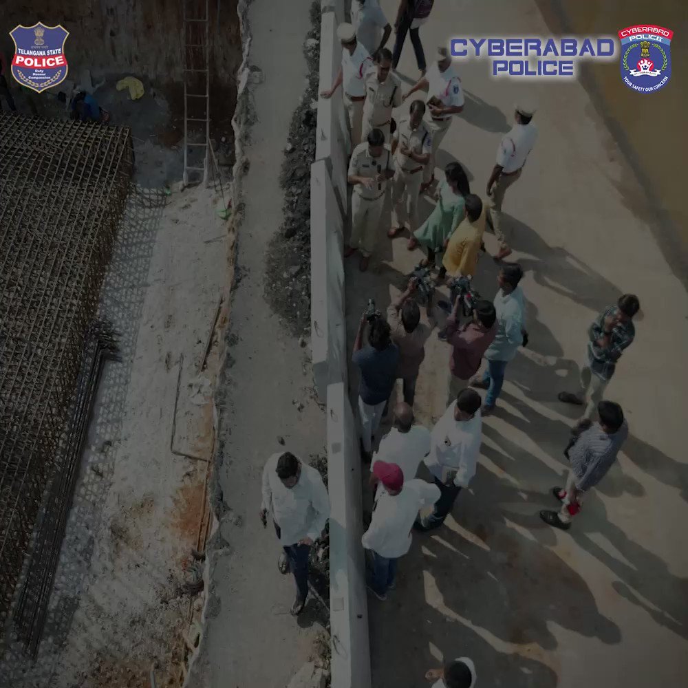CYBERABAD TRAFFIC POLICE on Twitter: "GHMC Shilpa Layout Phase-II Flyover construction work has ...