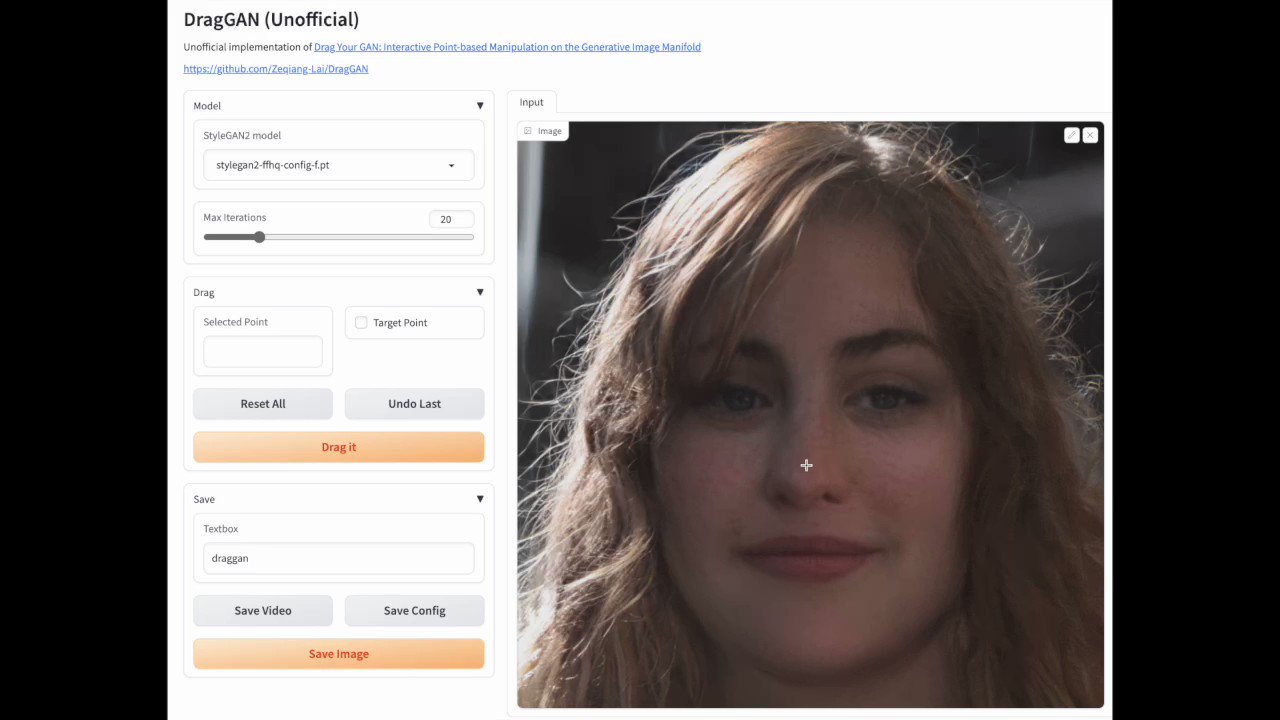 Min Choi on Twitter: "That mind blowing Drag your GAN now has an unofficial version Official one ...