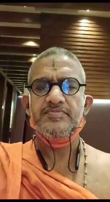Kudali Sringeri Samsthan on Twitter: "Udupi Pejavar Mutt Swamiji sends his message to newly ...