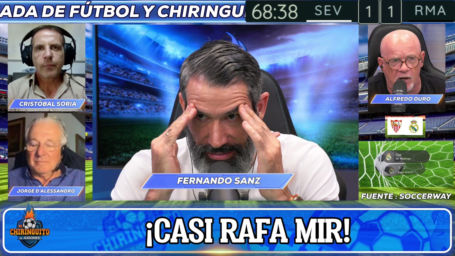 ⚽️ on Twitter: "@elchiringuitotv @FernandoSanzD19 @pibedale @RodrygoGoes @alfredoduro1 La mejor ...