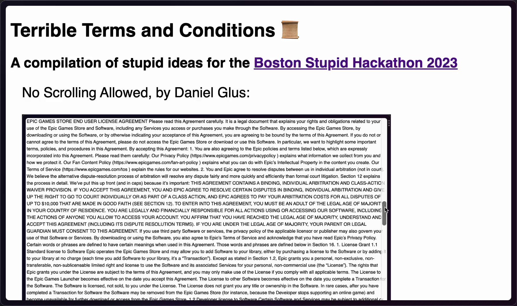 Geoffrey Litt on Twitter: "i have spent today asking: what would be the absolutely dumbest ...