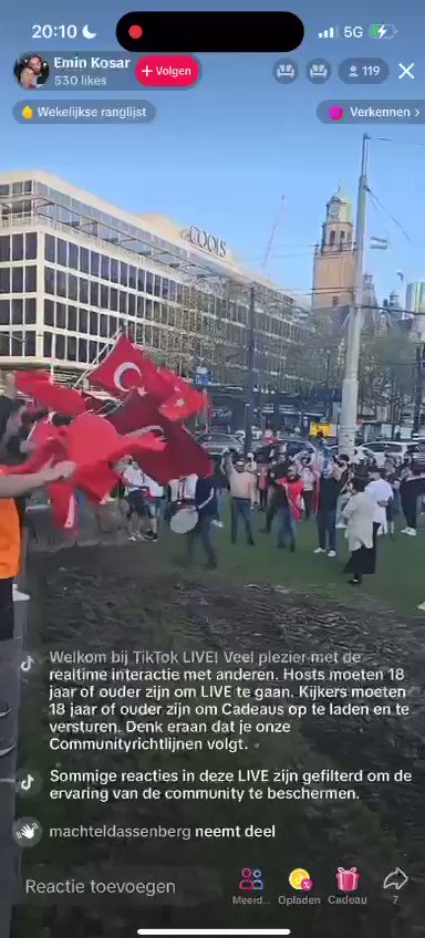 Leefbaar Rotterdam on Twitter: "Toeterturken nemen het Centrum over nadat ‘hun leider’ Erdogan ...