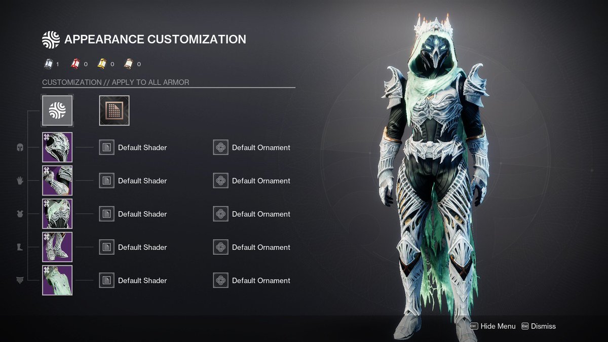 Destiny Armor Customization