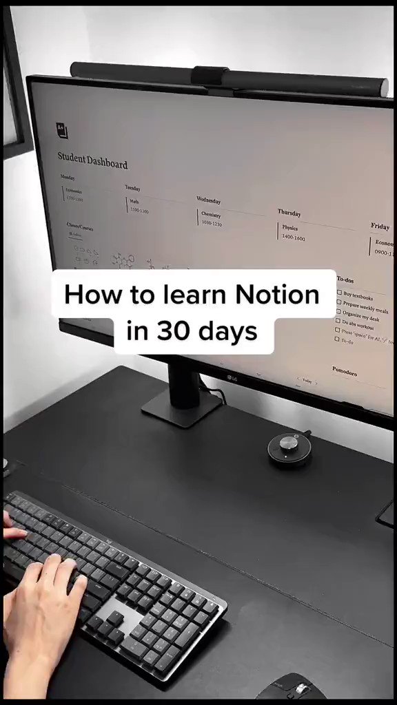Easlo on Twitter: "Learn Notion for FREE in 30 days: https://t.co/erxURymUOd" / Twitter