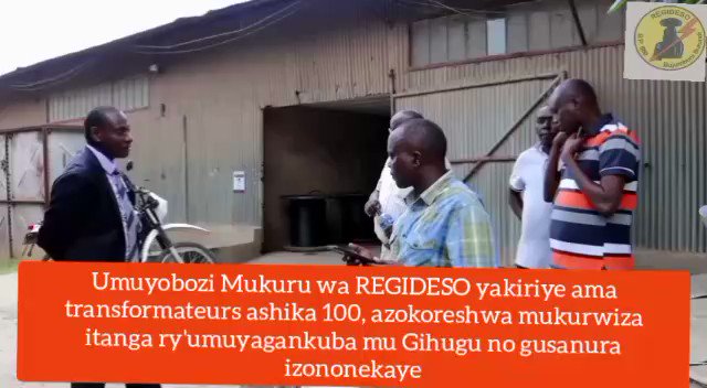 REGIDESO Burundi on Twitter: REGIDESO Burundi on Twitter: