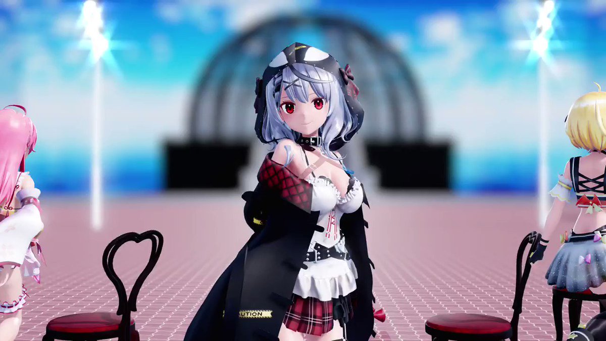 かずにし@チラリ系MMD on Twitter: "5月の投稿で一番気にいってるシーン。あんまりえっちくないけどカッコよく脱げた気がするw"