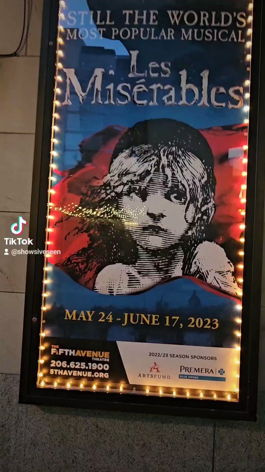 Shows I've Seen on Twitter: ""Les Misérables" #musical at ...