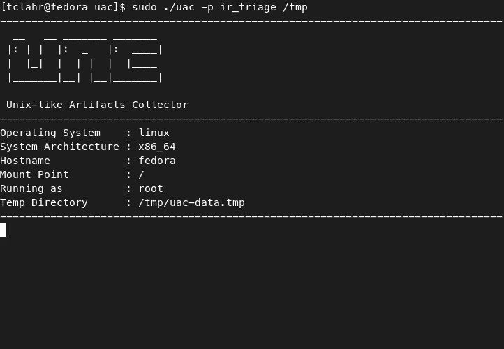 Hackgit On Twitter Unix Like Artifacts Collector Uac Is A Live Response Collection Script For
