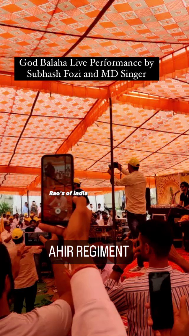 Rao'z of india™ on Twitter: "Live Program of Ahir regiment #raozofindia #raoz_of_india #Ahir ...