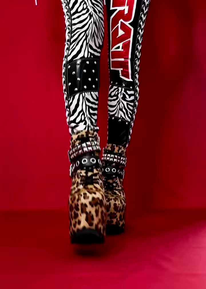 Metal Threads on Twitter: "Lovin’ You’s a Dirty job ️‍🔥 New @theRATTpack inspired studded zebra ...