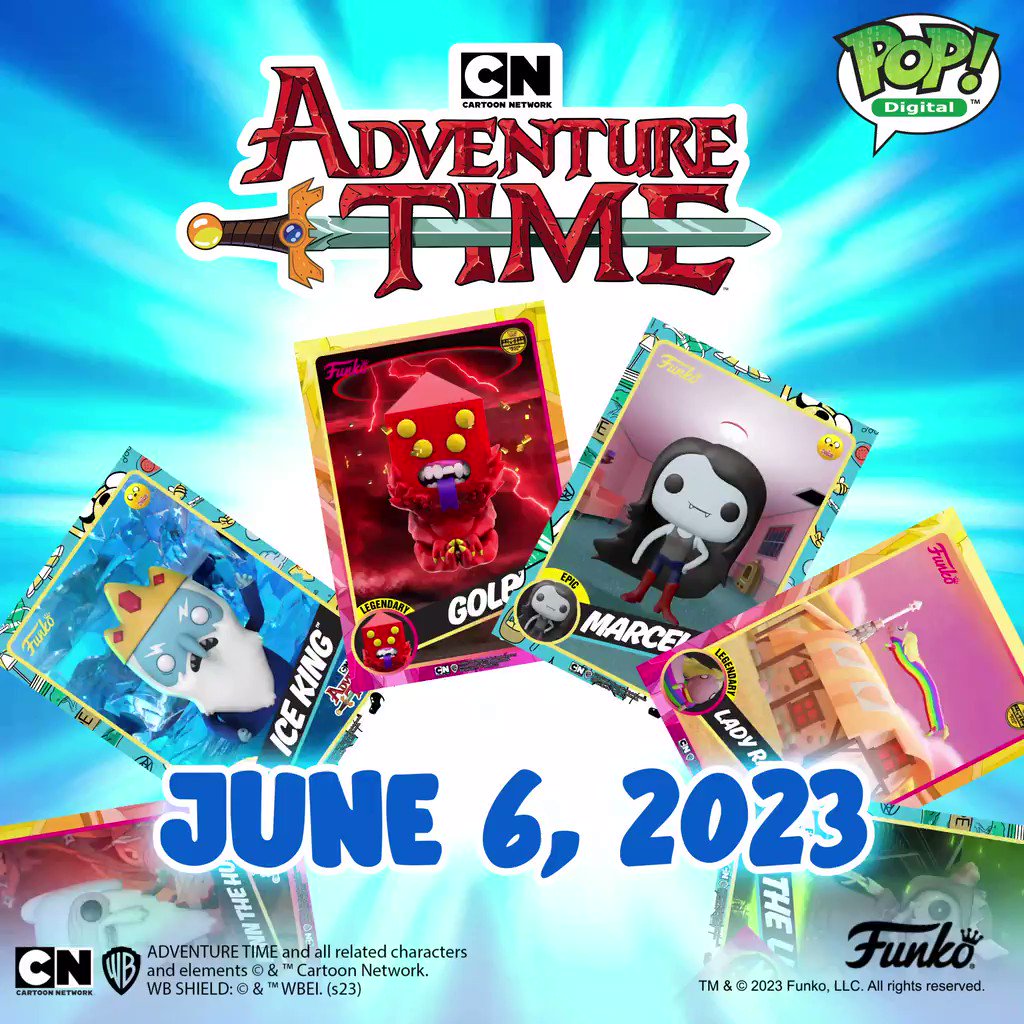 Funko on Twitter: "Don’t miss out! Adventure Time x Funko Series 1 Digital Pop!™ collection ...