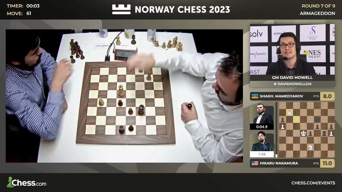 Chess.com on Twitter: "⚡ @GMHikaru fights back from a losing position to win a crazy Armageddon ...