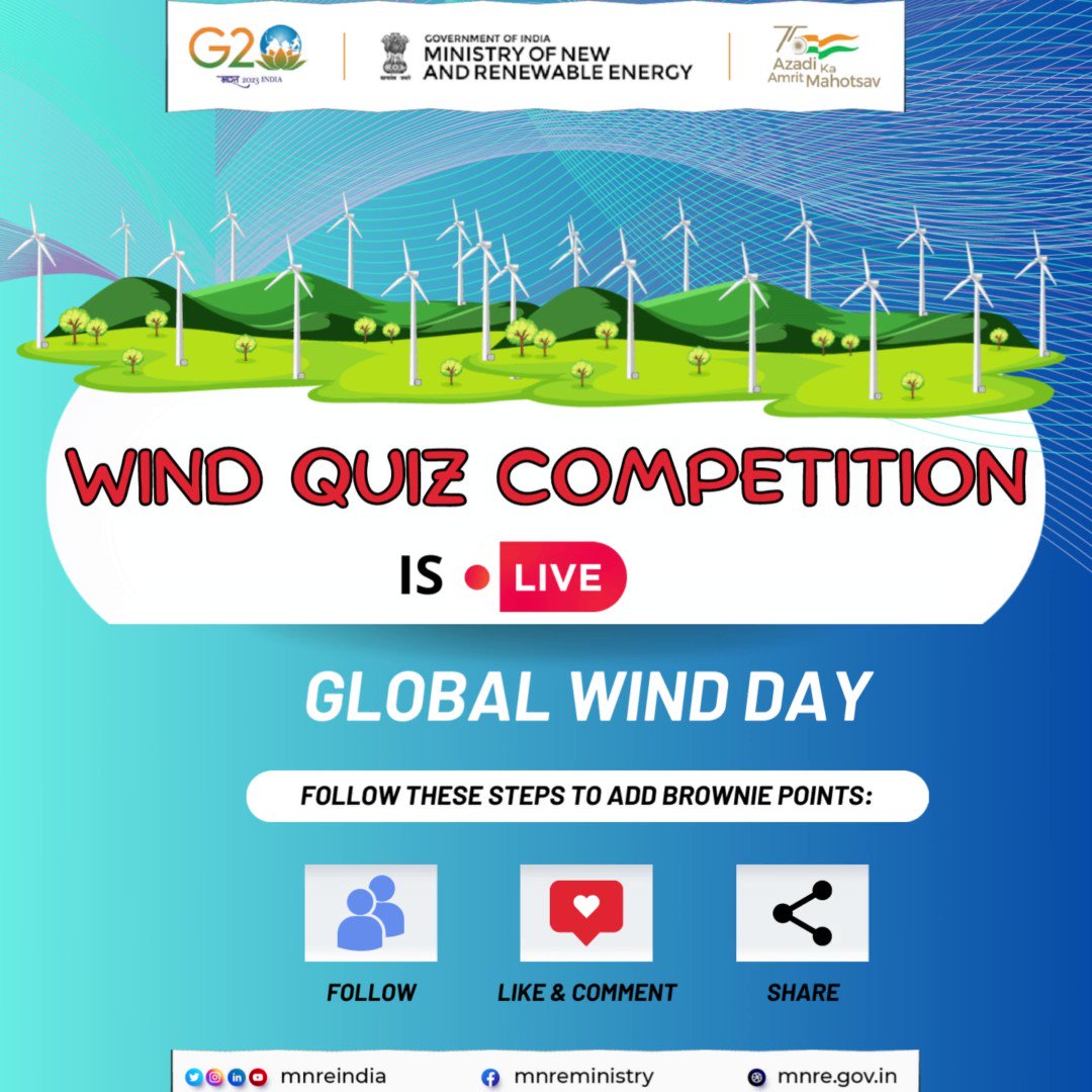 Ministry of New and Renewable Energy (MNRE) on Twitter: "📢 Reminder ...