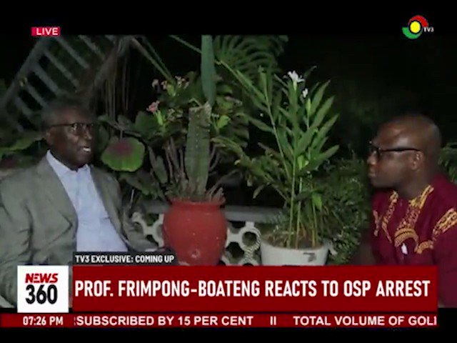 Tv3gh On Twitter Exclusive Prof Frimpong Boateng Reacts To Office