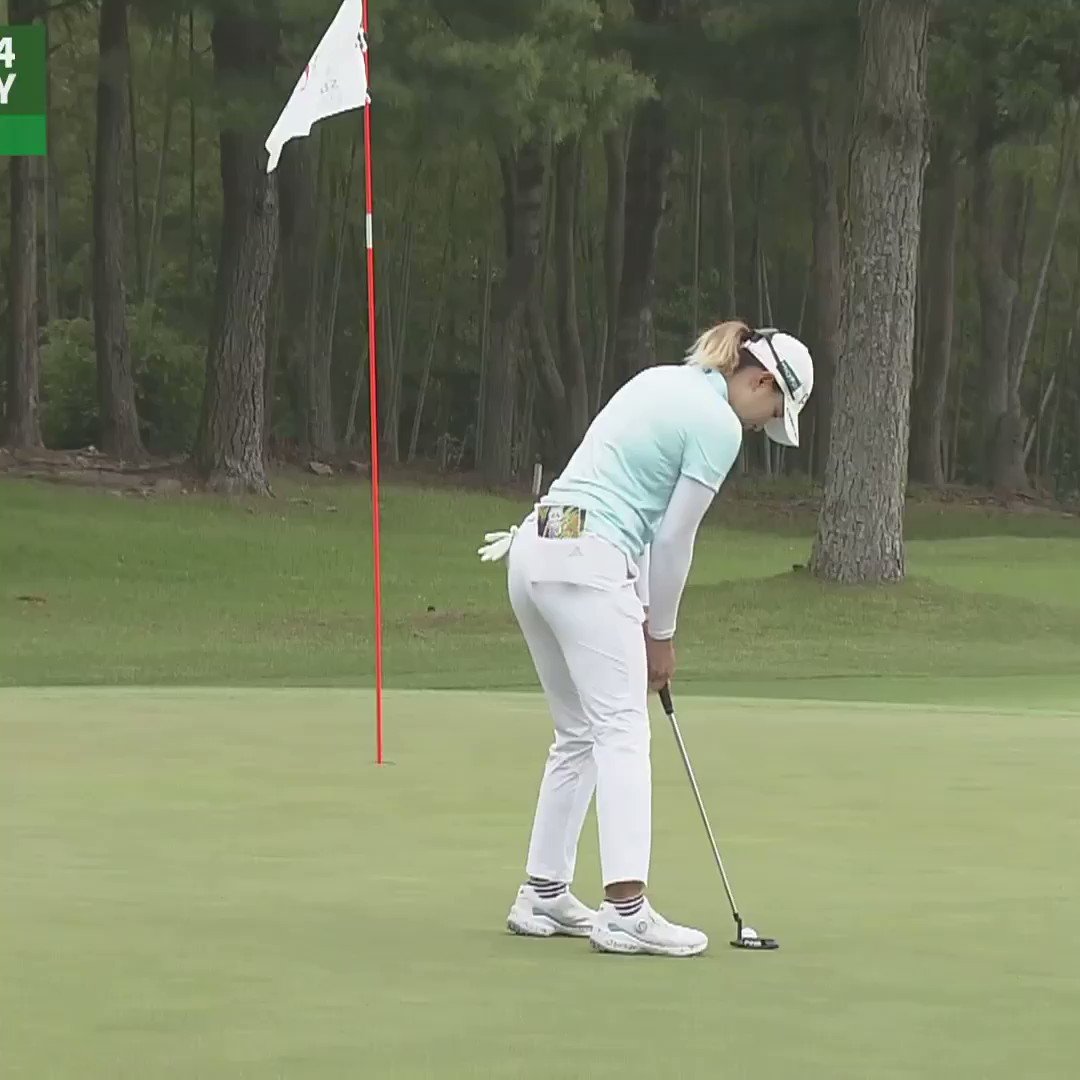 日本女子プロゴルフ協会(JLPGA) on Twitter: "#サントリーレディス 🏆｜#Round1 吸い込まれるようなパッティング #渋野日向子 が貴重なパーセーブ⛳👏 ライブ配信は ...