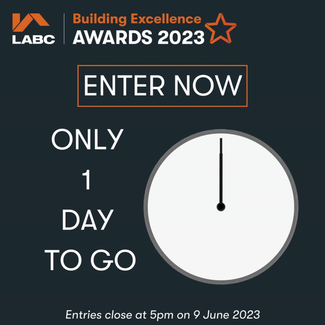 LABC on Twitter: "1 more day to go to enter for the LABC Building Excellence Awards 2023. If you ...