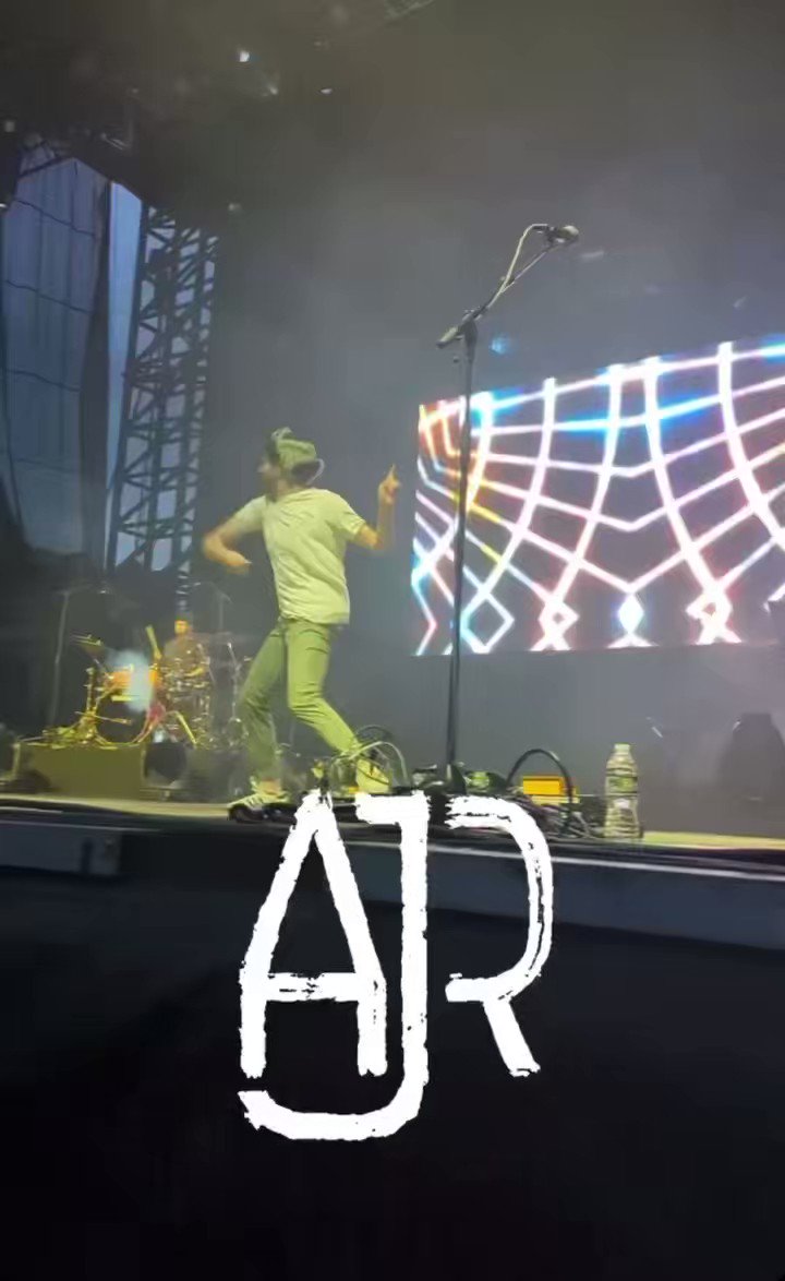 Ajr Tour Updates On Twitter Ajr Is Now On Stage 💫 Ajrfestivals23 🎥 Westvillebowl On Instagram