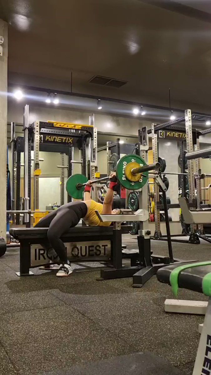 lasagnyaaa 🥟 on Twitter: "Narrow Grip Bench Press 3×8 43kg/94lbs BW: 51KG/112lbs 🫠"