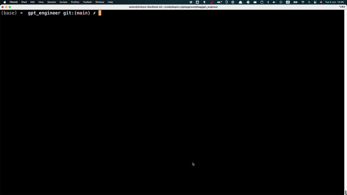 Kitakitune Ai On Twitter Rt Antonosika 👶🤖 Introducing `gpt Engineer` One Prompt Generates A