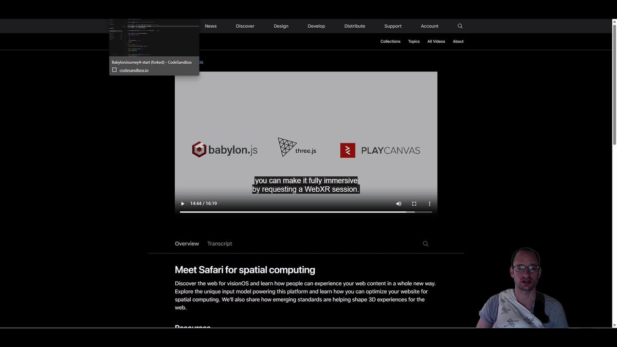 Gabriel Baker on Twitter: "Love when the baby has other plans during my @babylonjs tutorial. 😍"