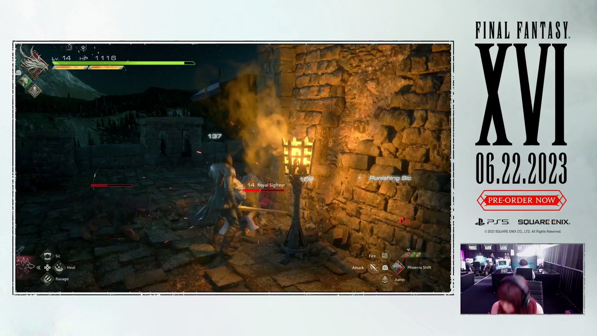 ☆オードリーAudrey☆ on Twitter: "Yoshi-P backseat gaming me as I play the FF16 demo and telling him ...