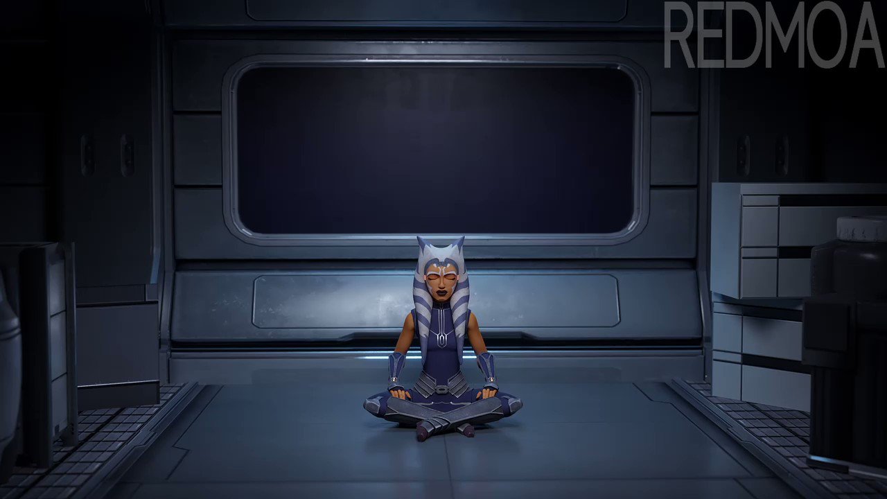 Redmoa on Twitter: "Ahsoka model by @airress3D Voiced by @SultryLampVA 1/2 https://t.co ...