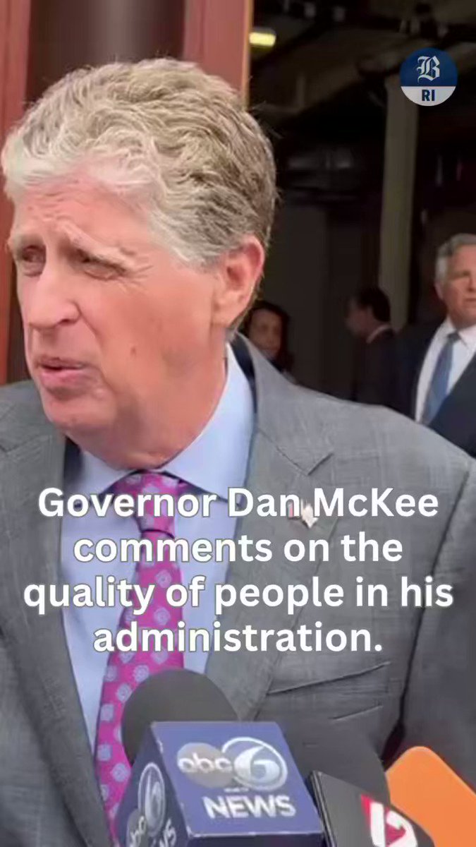 Boston Globe Rhode Island on Twitter: "Rhode Island @GovDanMcKee responds to Globe reporter ...
