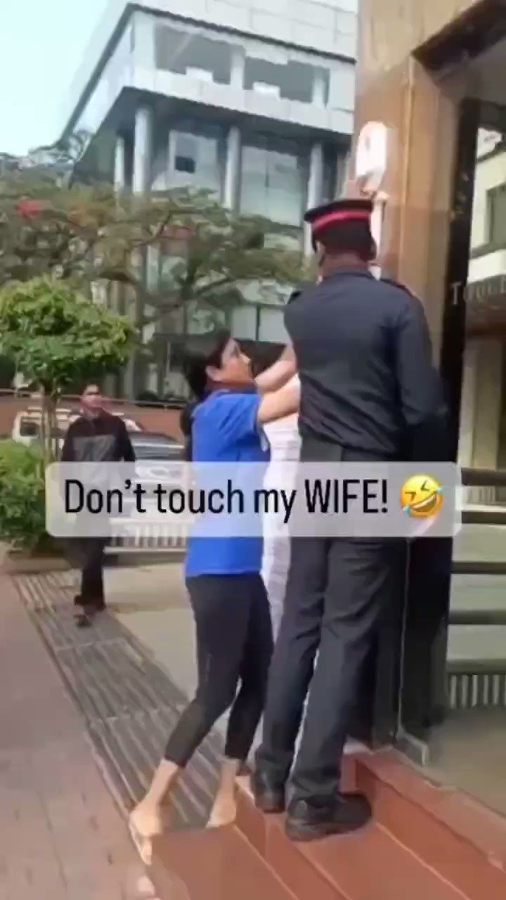 CS Rishabh (Professor) on Twitter: "Don't touch my wife 😂😭 https://t.co/y5DDiaOHFB" / Twitter