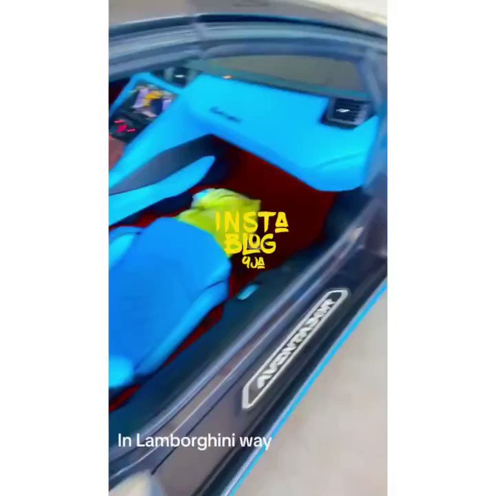 Instablog9ja on Twitter: "Singer Davido’s housekeepers seen cruising his Lamborghini in his ...