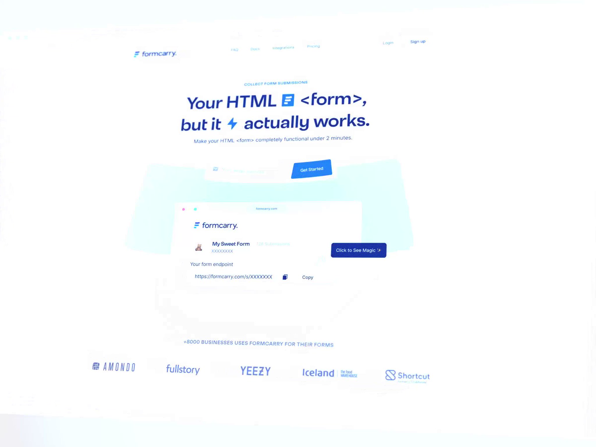 Oğuz on Twitter: "We did something like this for @formcarry a year ago with @nusualabuga https ...