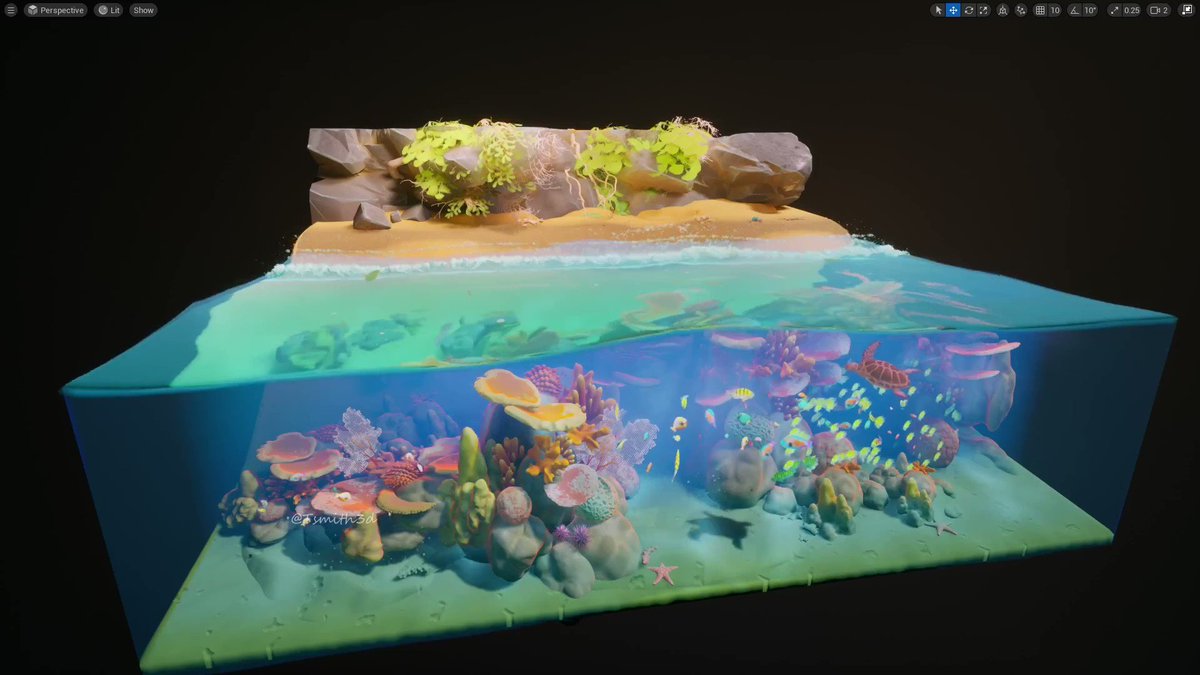 80 LEVEL on Twitter: "Digital Artist Tyler Smith has showcased Coral Reef Environment Cube, a ...
