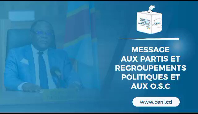 Ceni-RDC on Twitter: "🔴🔴🔴La CENI informe les partis et regroupements politiques que la tenue du ...