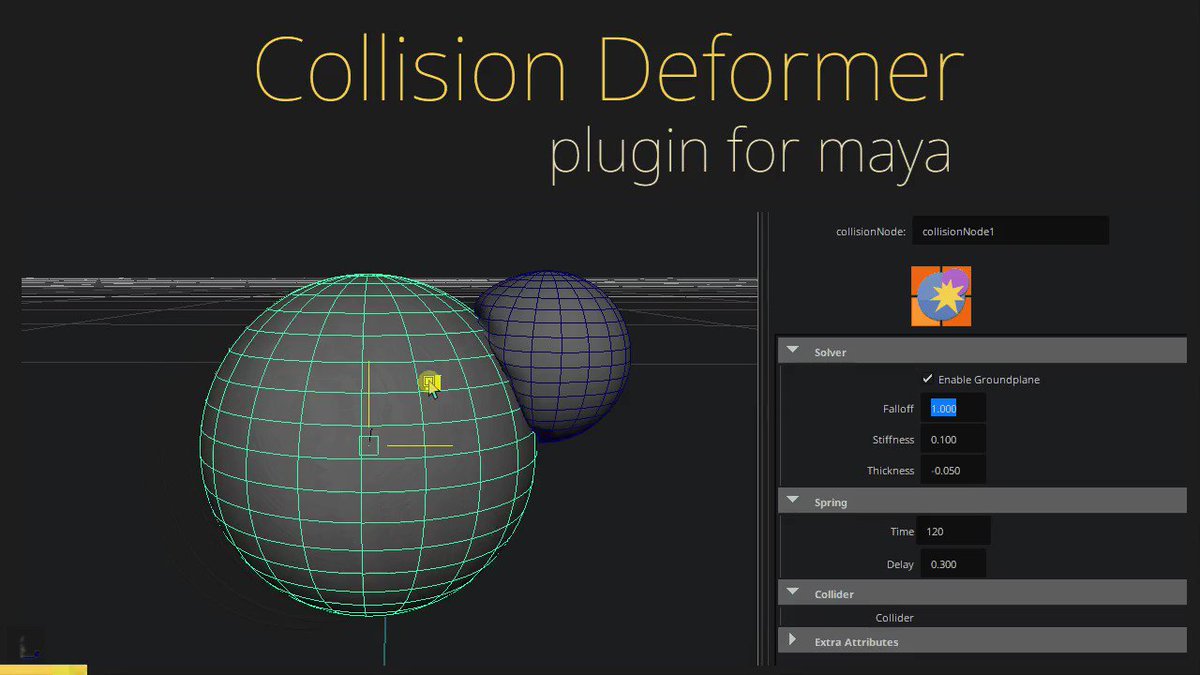80 LEVEL on Twitter: "Check out Collision Deformer, a neat add-on for Maya that enables its user ...