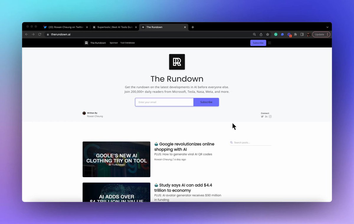 The Rundown AI on Twitter: The Rundown AI on Twitter: