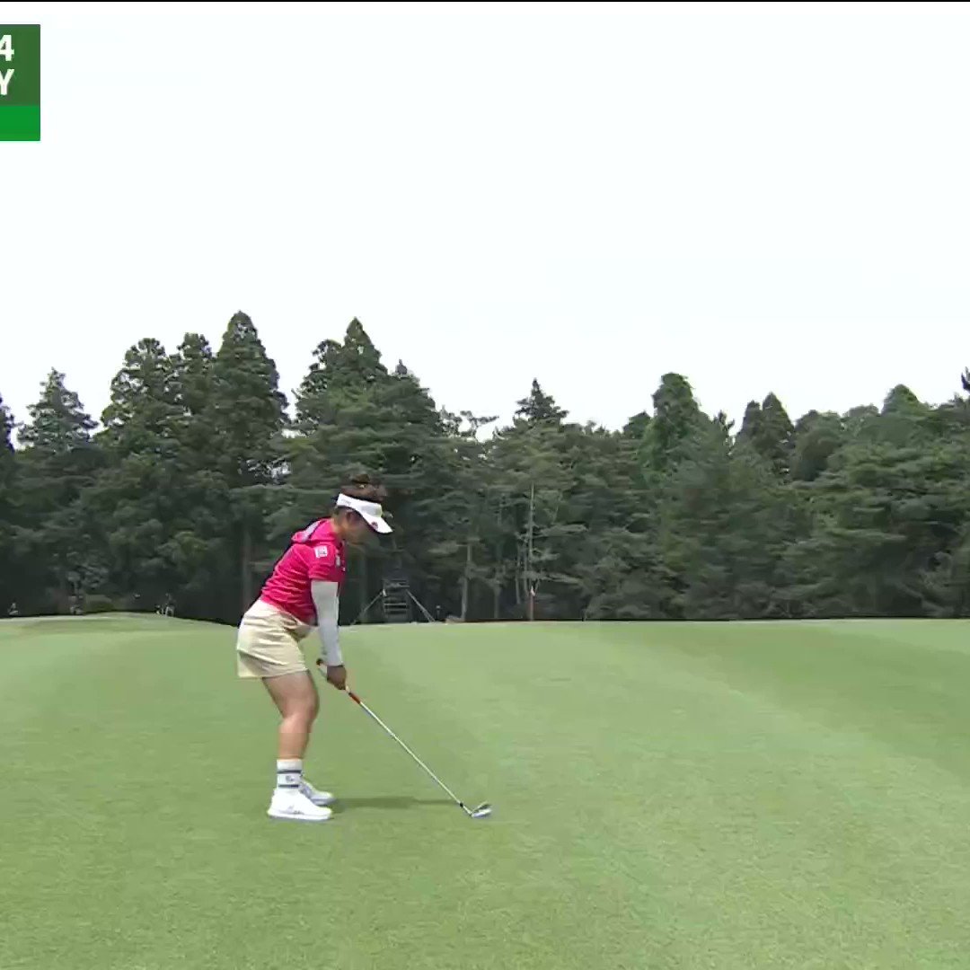 日本女子プロゴルフ協会(JLPGA) on Twitter: "#ニチレイレディス 🏆｜#Round3 13番、#山下美夢有 がピン側につける見事なショットから本日3つ目のバーディー⭕️👏 ...