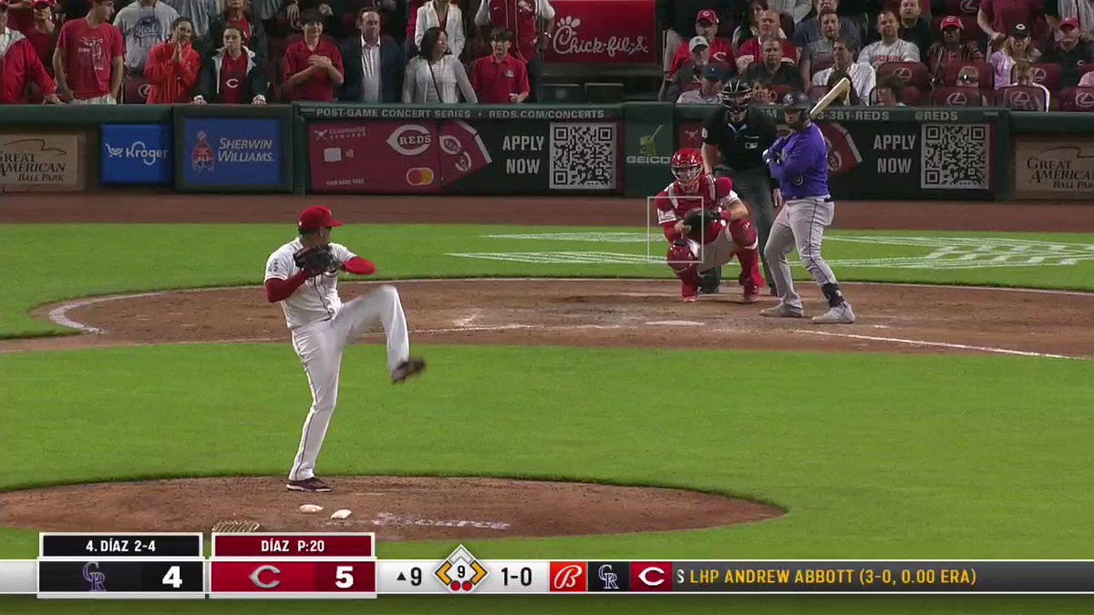 MLB on Twitter: "And with 9 straight wins the @Reds are now in first place in the NL Central."