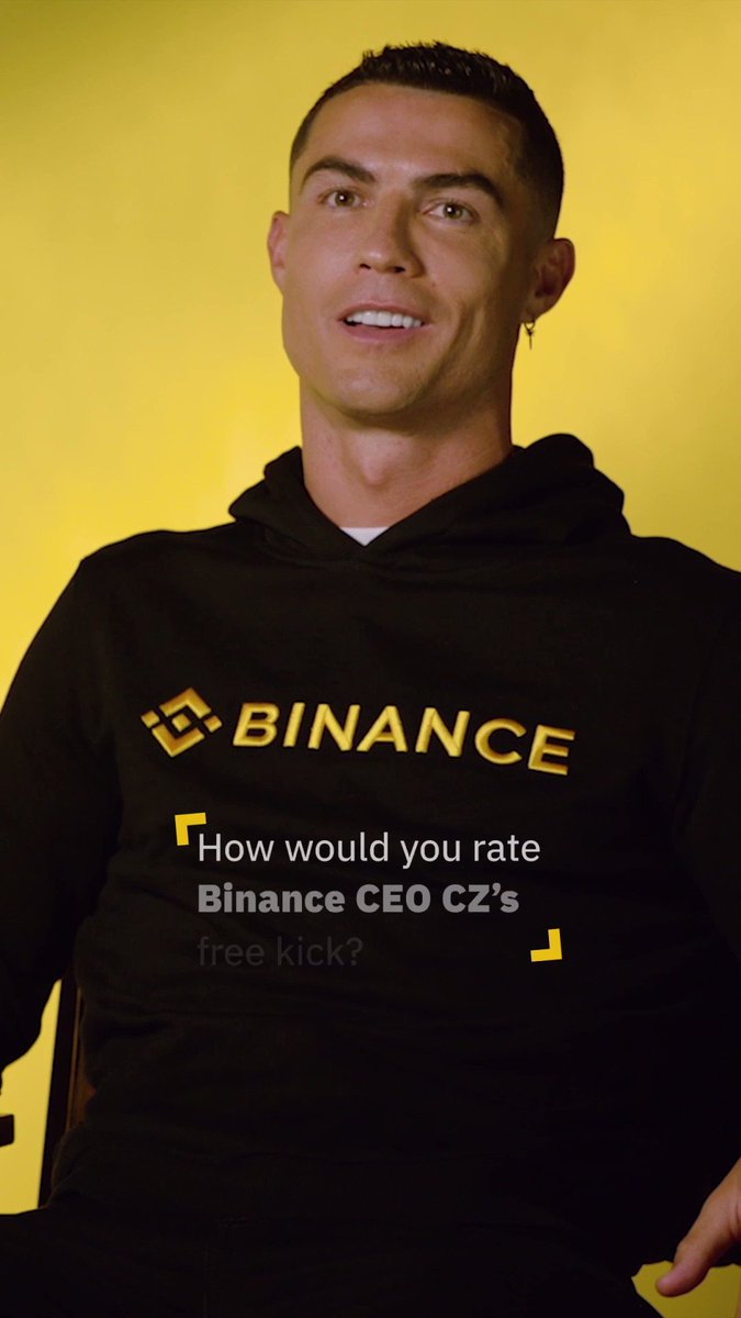 Binance on Twitter: "Could @cz_binance be a professional footballer in another life? @Cristiano ...