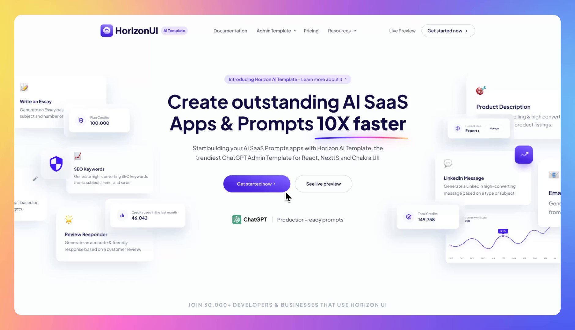 Fredy on Twitter: "Introducing 👉 Horizon AI Template The world's first ChatGPT AI template for ...