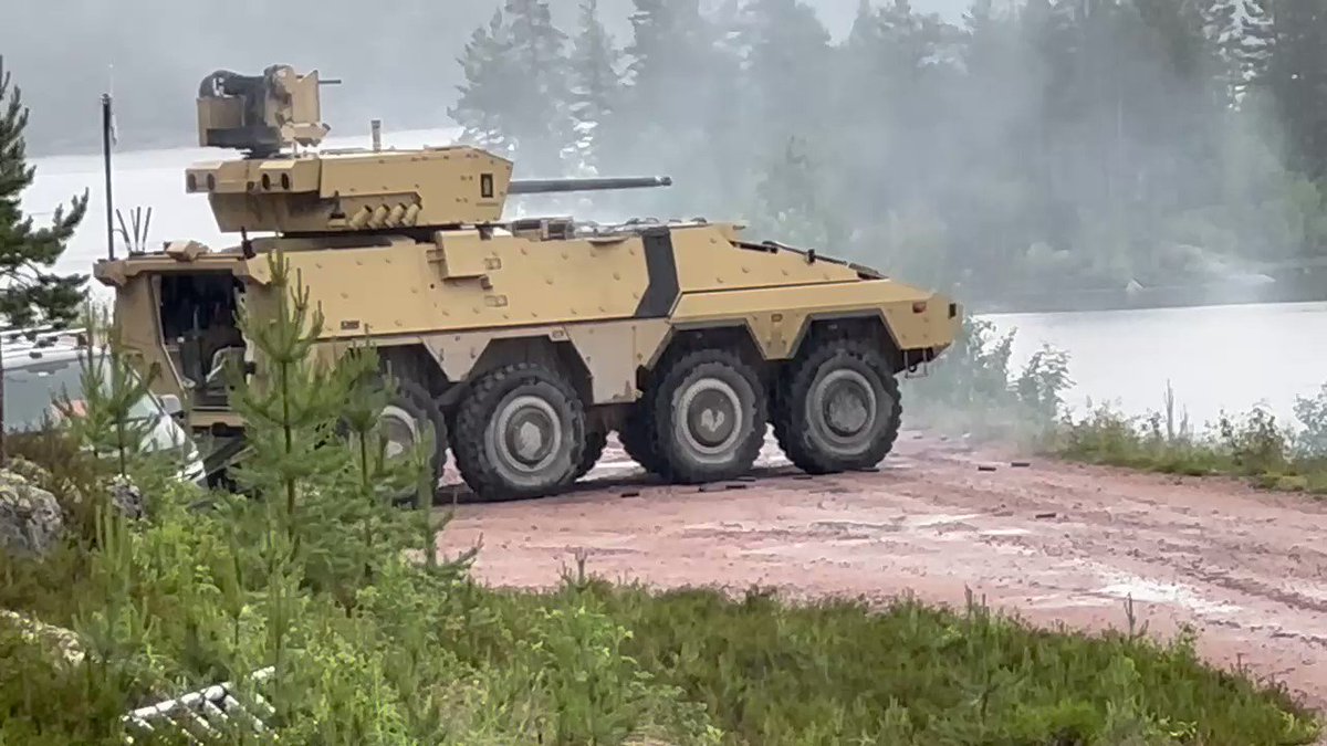 Nicholas Drummond on Twitter: "Boxer with RT60 remote turret firing its 30x173 mm Bushmaster ...