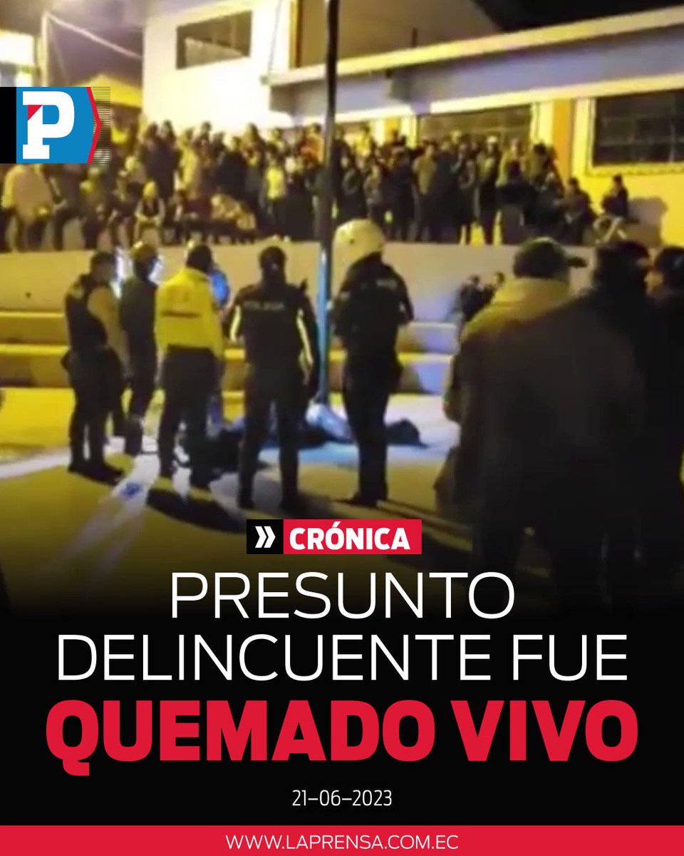 La Prensa Chimborazo On Twitter CrÓnica Un Presunto Delincuente