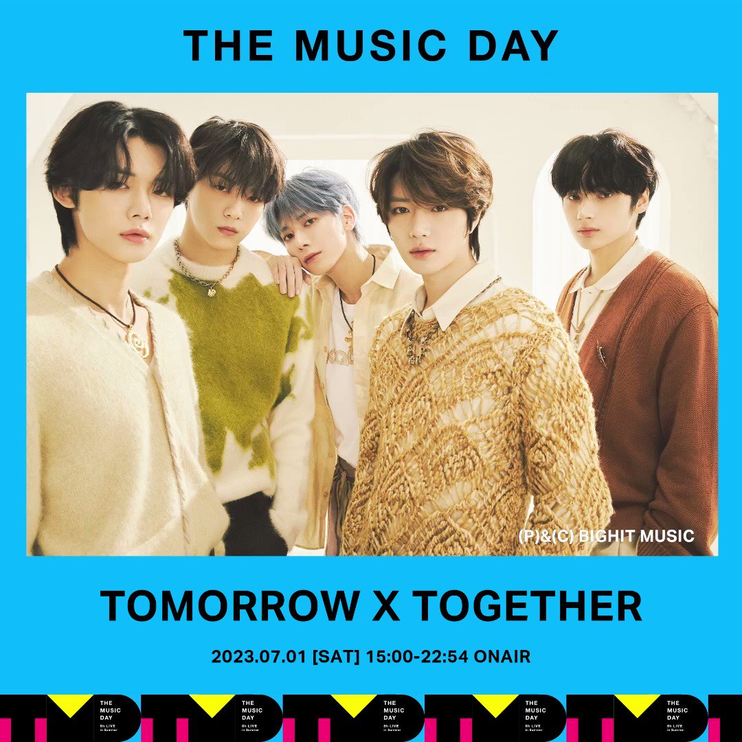 🦋 ーEYES ON TXT TH🦖 (🐢) on Twitter: "RT @musicday_ntv: "THE MUSIC DAY 2023" 7月1日(土) 15:00から8時間生放送 ...
