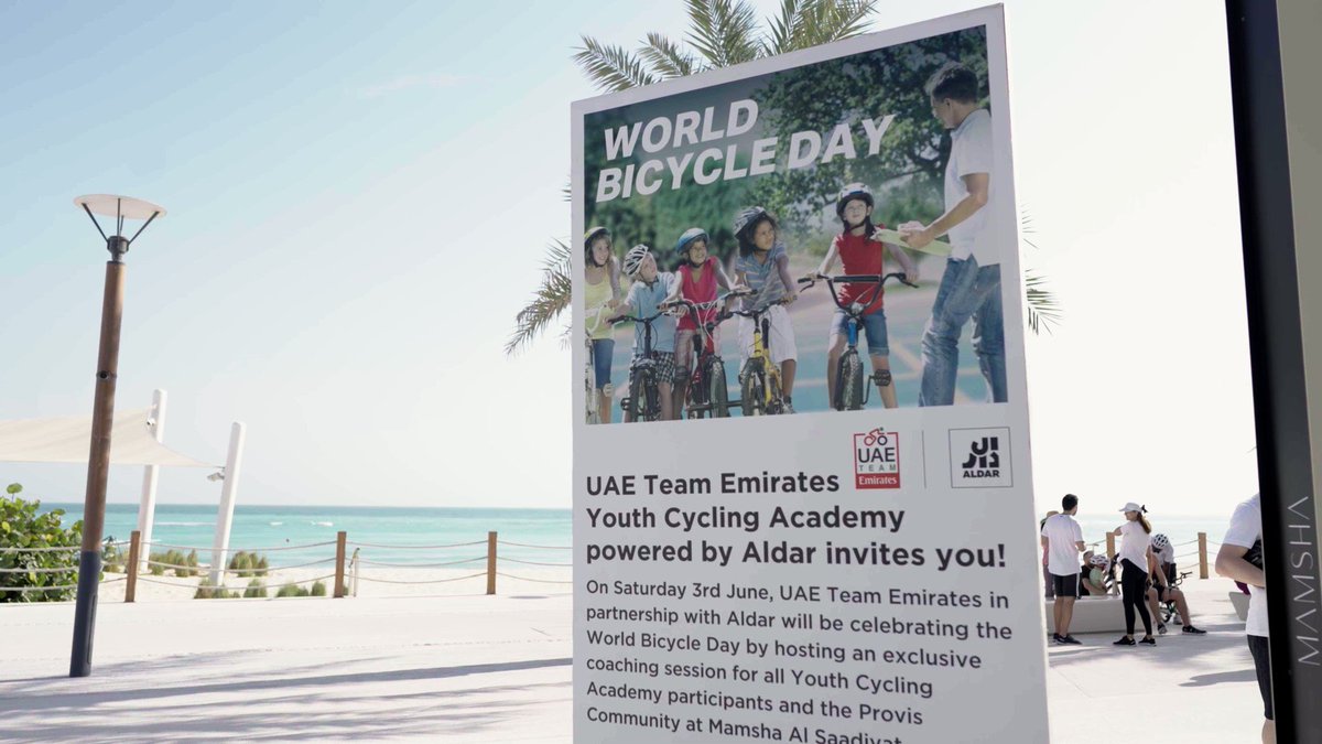 Uae Teamemirates On Twitter To Celebrate Worldbicycleday We Held A Fantastic Session For